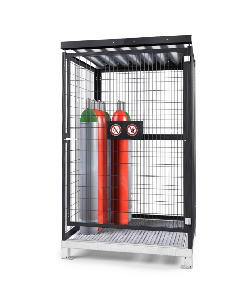 Gas Cylinder Store – Small H2240 x W1430 x D1410mm | GasCageDirect